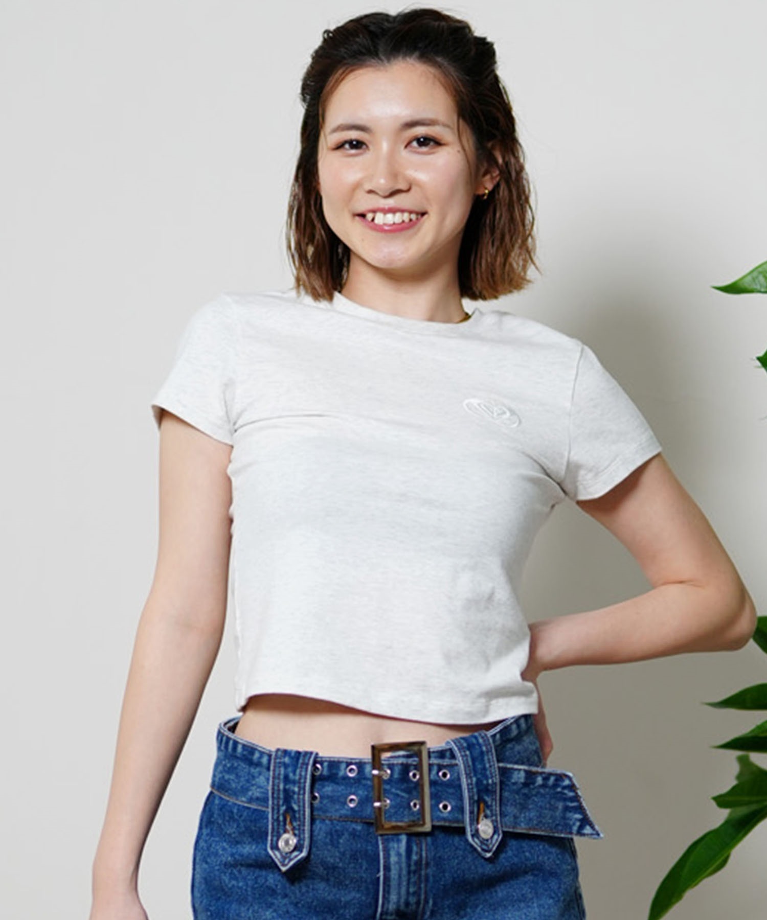 ROXY ロキシー PLANET RING TEE プラネットリング Tシャツ レディース クロップド丈 ワンポイント RST241074 ショートスリーブ｜ムラサキスポーツオンラインショップ 通販