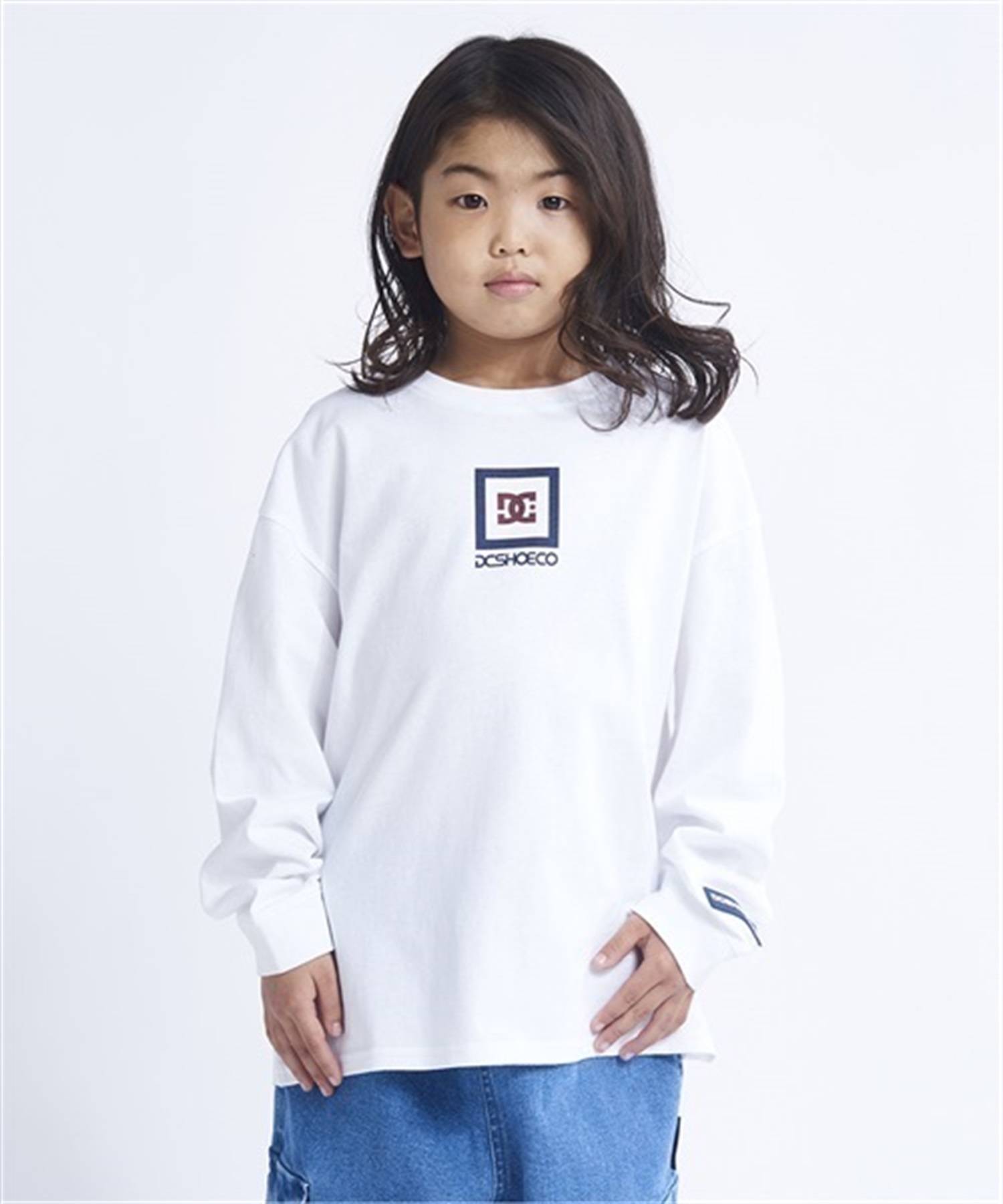 DC ディーシー SQUARE STAR YLT231513 キッズ ジュニア 長袖 Tシャツ 120cm～160cm KX1 A9 ロングスリーブ｜ムラサキスポーツオンラインショップ 通販