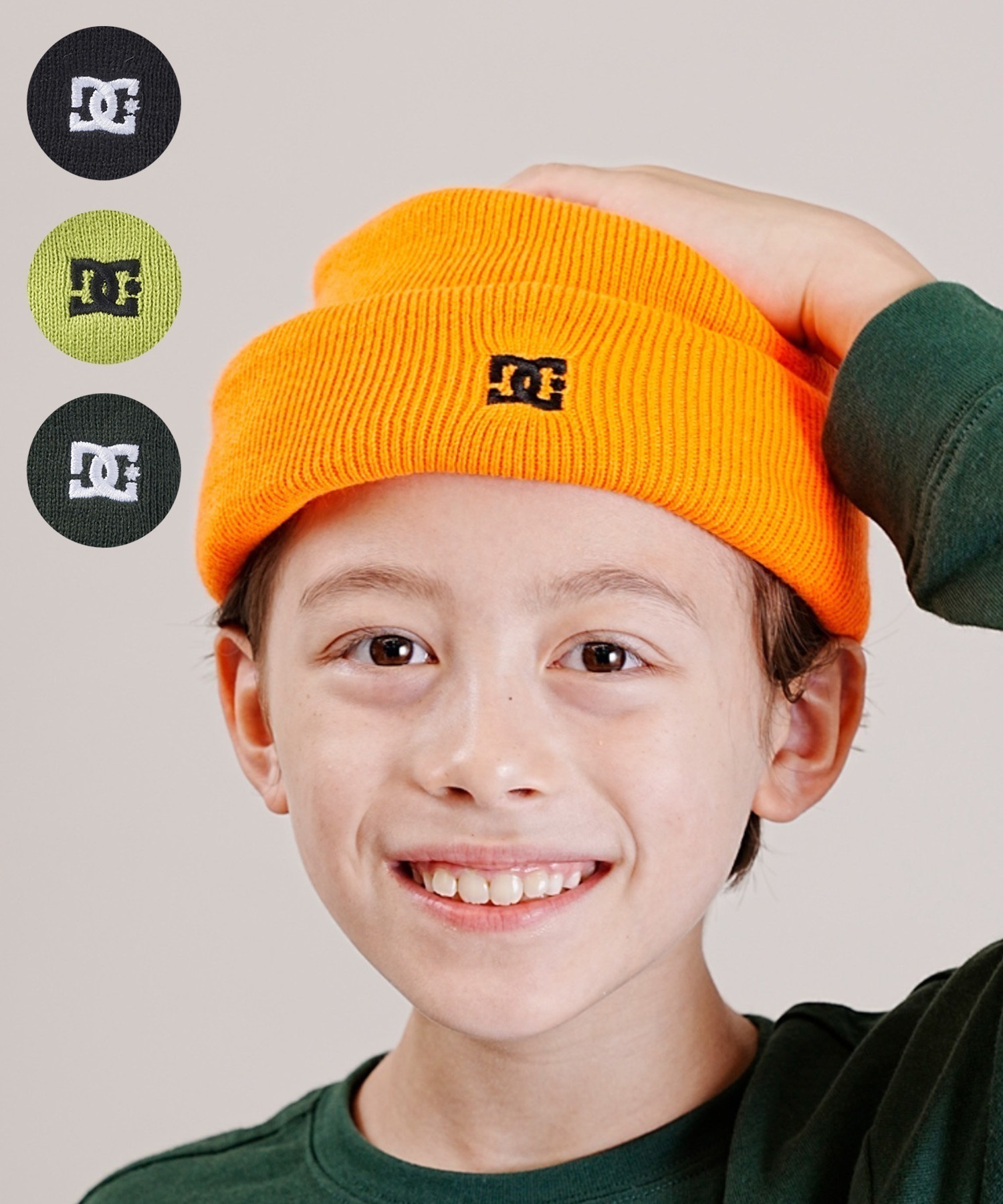 DC/ディーシー 23 KD 2WAY LOGO BEANIE キッズ ビーニー ニットキャップ 帽子 YBE234626 帽子｜ムラサキスポーツオンラインストア 通販