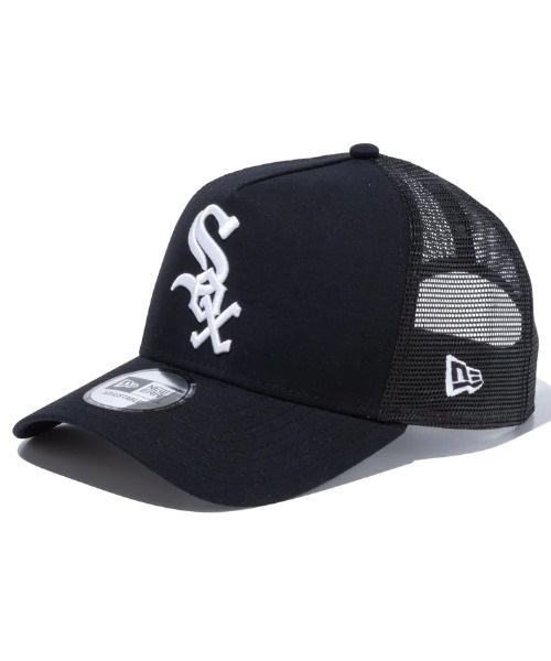 NEW ERA/ニューエラ キャップ 9FORTY A-Frame トラッカー Typewriter タイプライター シカゴ・ホワイトソックス ...