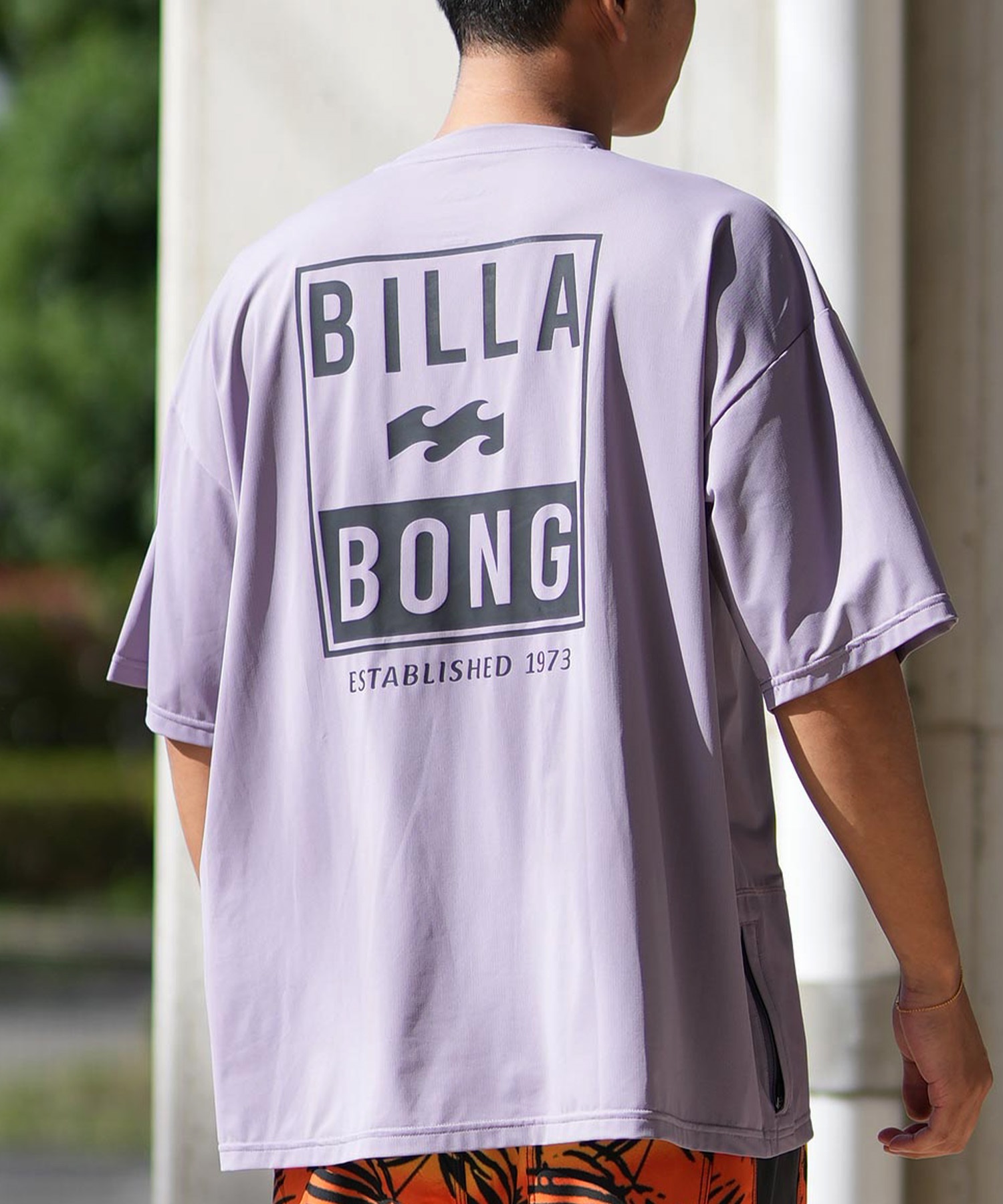BILLABONG ビラボン 水着 ラッシュガード 半袖 Tシャツ メンズ バックプリント 水陸両用 UVカット AIR DRY MESH HALF SLEEVE BF011-867 ラッシュ ...