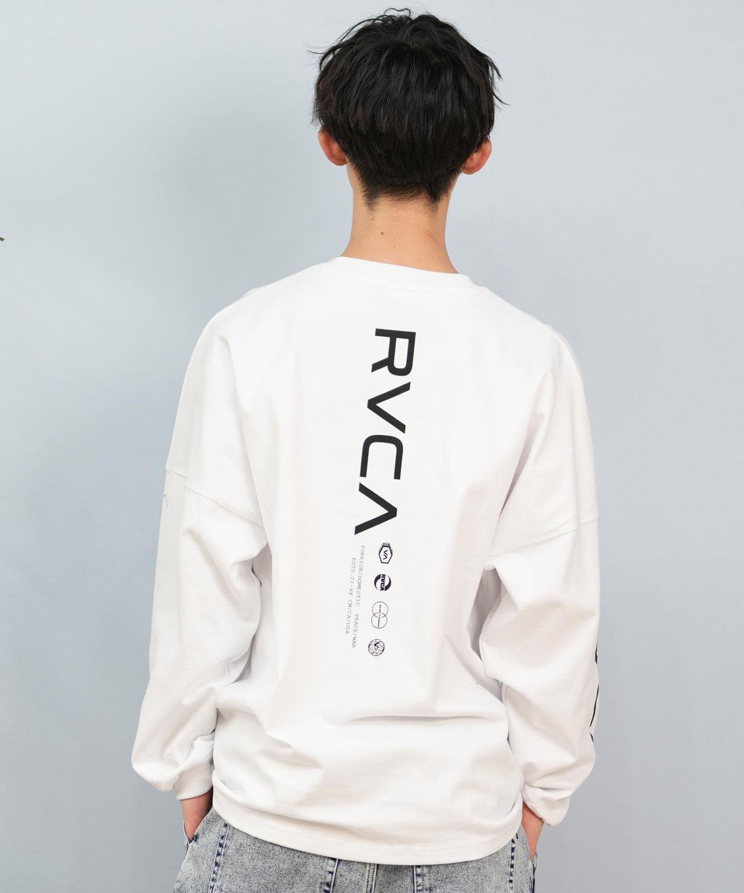 RVCA ルーカ 長袖 Tシャツ メンズ バックプリント ユニセックス