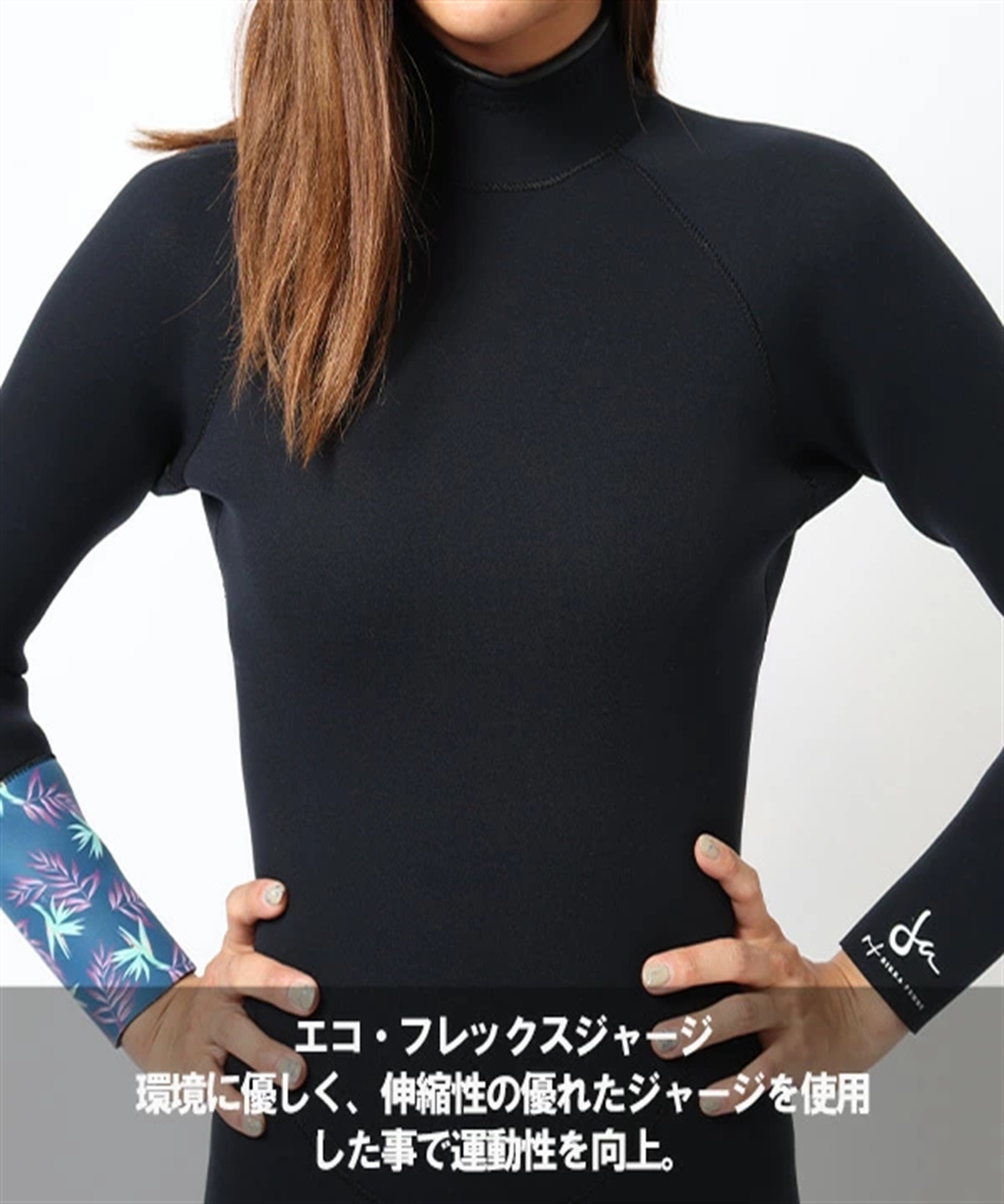 RIKKA リッカ ×Jessica Miyuki ジェシカ・ミユキ BZ JERSEY 3X2 レディース ウェットスーツ フルスーツ ...