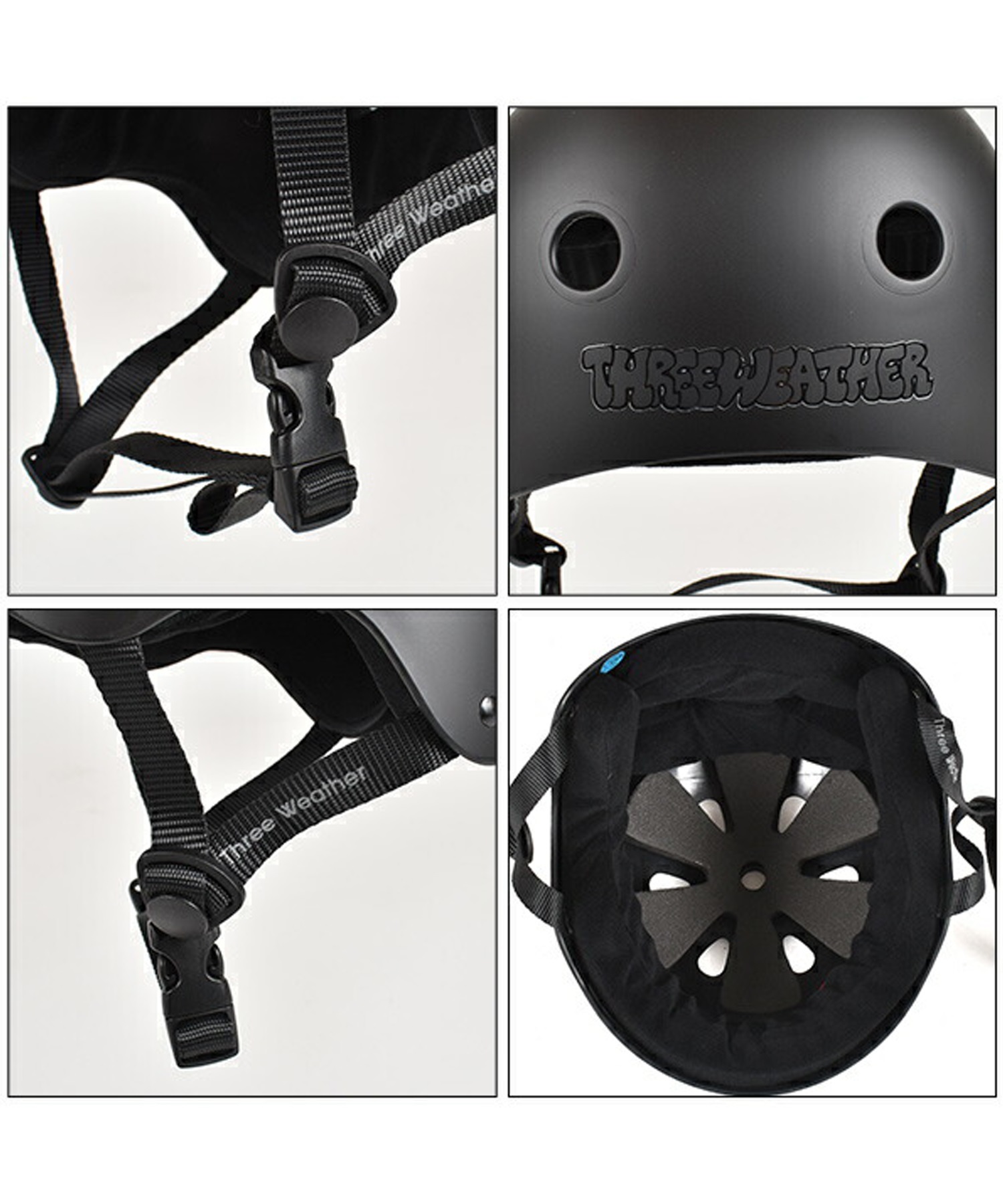 スケートボード ヘルメット THREE WEATHER スリーウェザー TWAH-B LL スケートボード ヘルメット｜ムラサキスポーツ ...