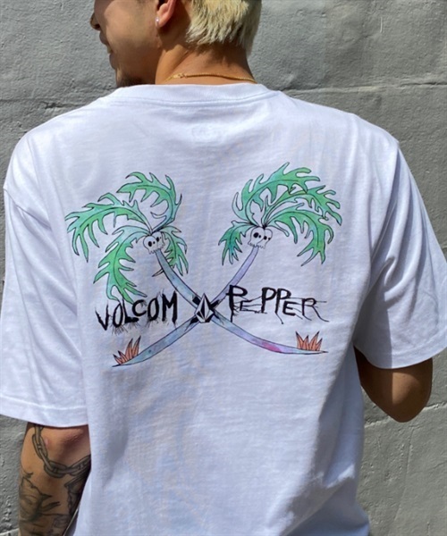 VOLCOM ボルコム AF522300 メンズ 半袖 Tシャツ Pepper コラボレーション KK2 D27 ショートスリーブ｜ムラサキスポーツオンラインショップ 通販