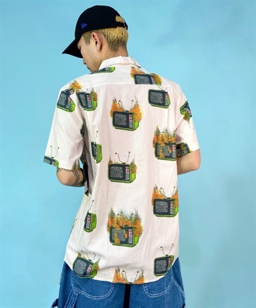VOLCOM ボルコム FEATURED ARTIST JUSTIN HAGER WOVEN SHORT SLEEVE SHIRT ...