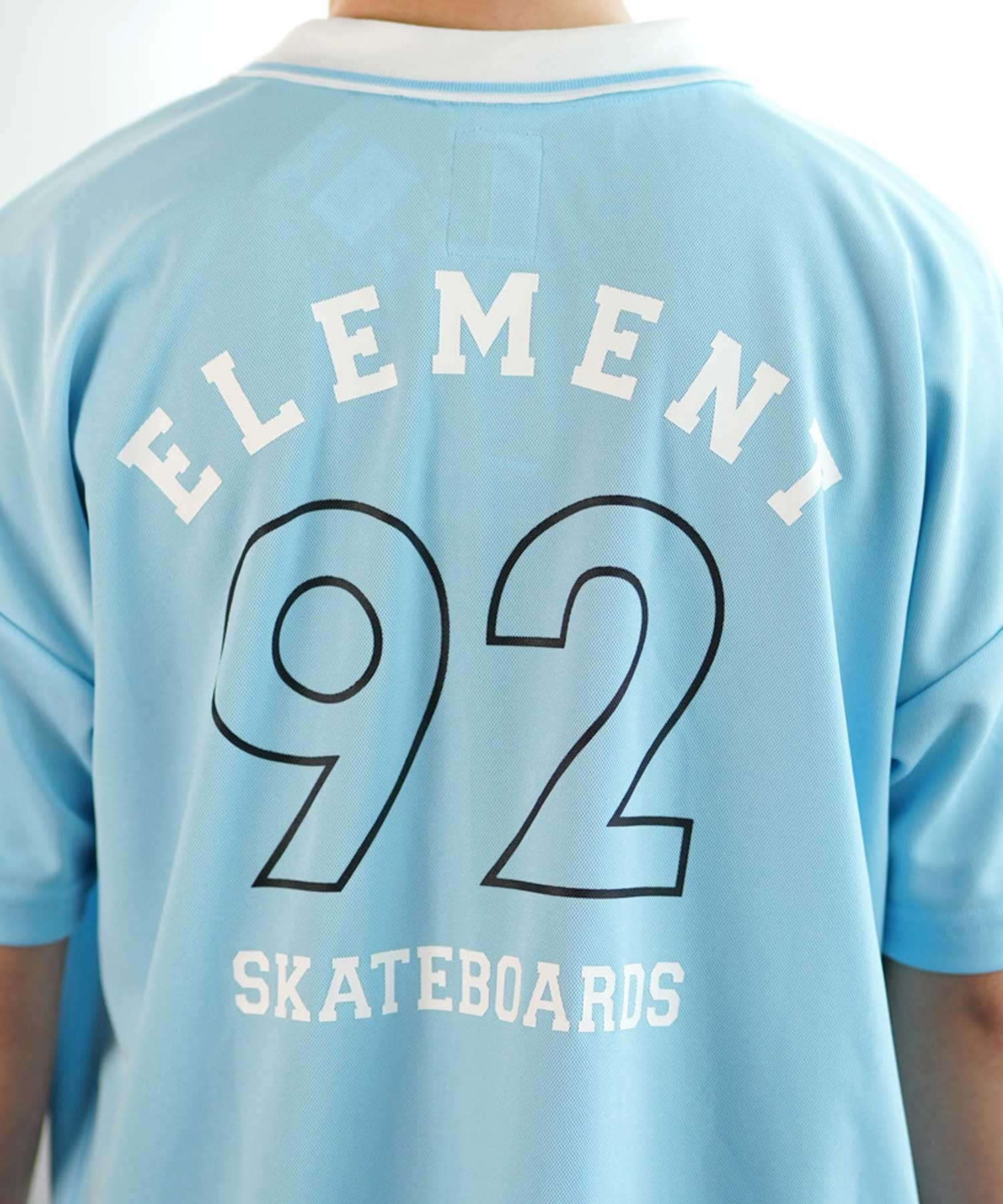 ELEMENT エレメント BE021-170 メンズ 半袖 Tシャツ ゲームシャツ フットボール 90年代 レギュラー シルエット ショートスリーブ｜ムラサキスポーツオンラインショップ 通販