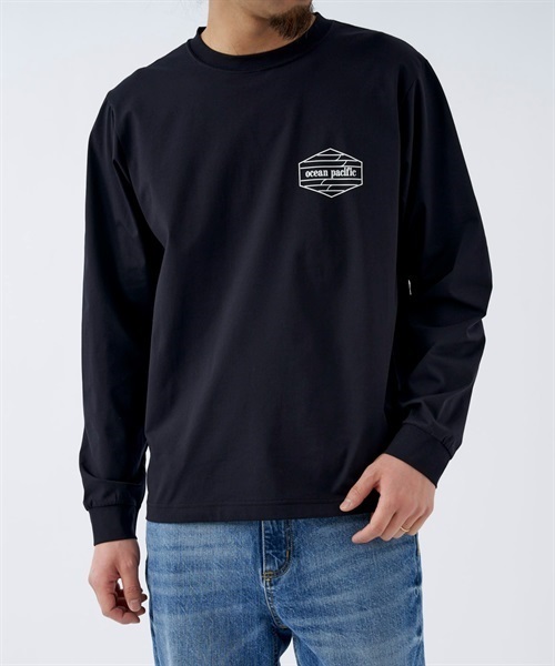【マトメガイ対象】OP オーシャンパシフィック 512469 メンズ ラッシュガード UVカット 長袖 バックプリント 水陸両用 ...