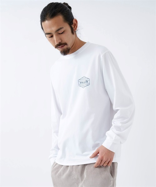 【マトメガイ対象】OP オーシャンパシフィック 512469 メンズ ラッシュガード UVカット 長袖 バックプリント 水陸両用 ...