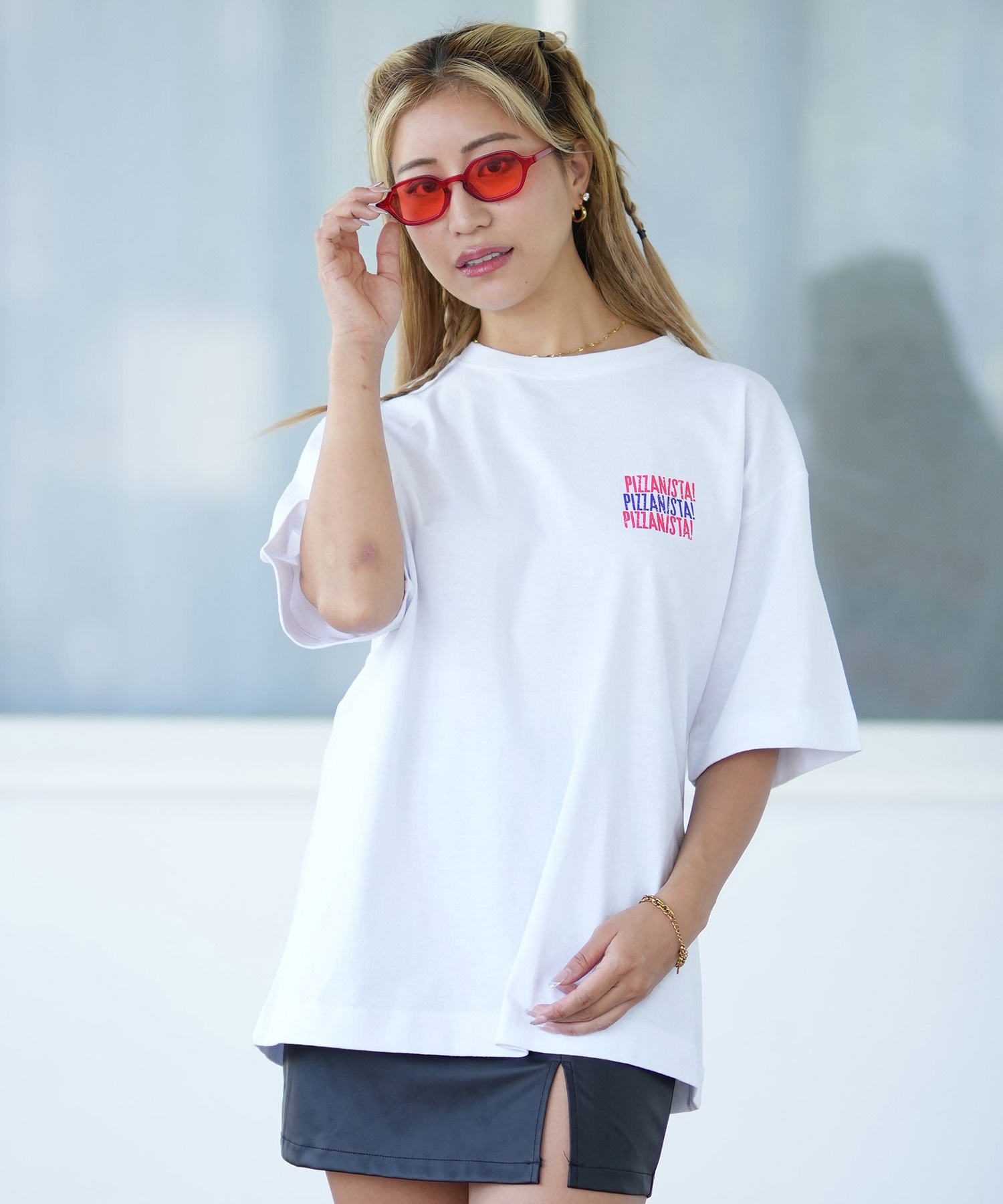 PIZZANISTA ピッザニスタ 半袖 Tシャツ レディース バック PIZZANISTA ピッザニスタ 半袖 Tシャツ レディース バック