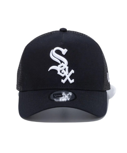 NEW ERA/ニューエラ キャップ 9FORTY A-Frame トラッカー Typewriter タイプライター シカゴ・ホワイトソックス ...