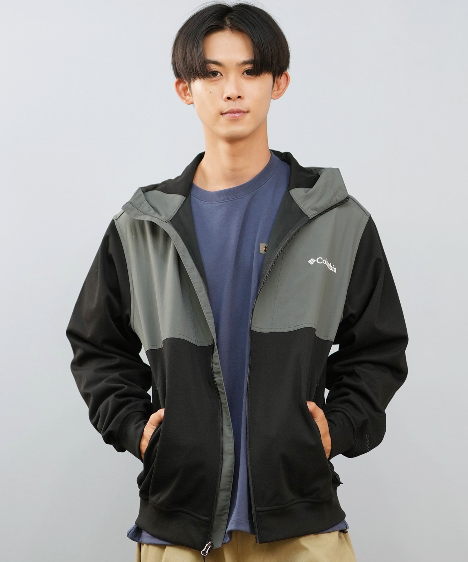 Columbia コロンビア ジップアップ パーカー メンズ オーバーサイズ