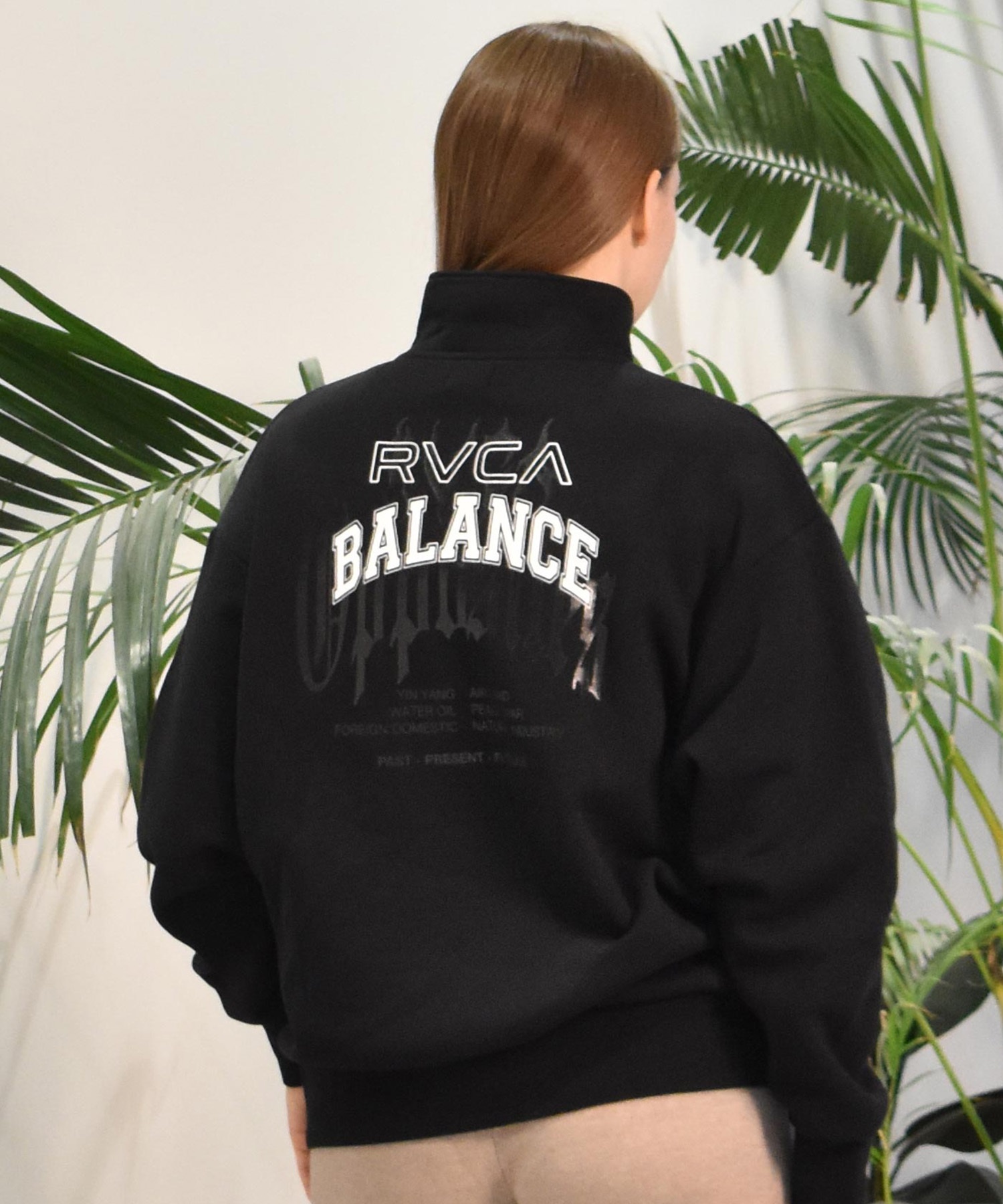 RVCA ルーカ トレーナー ハーフジップ レディース スウェット RVCA ルーカ トレーナー ハーフジップ レディース スウェット