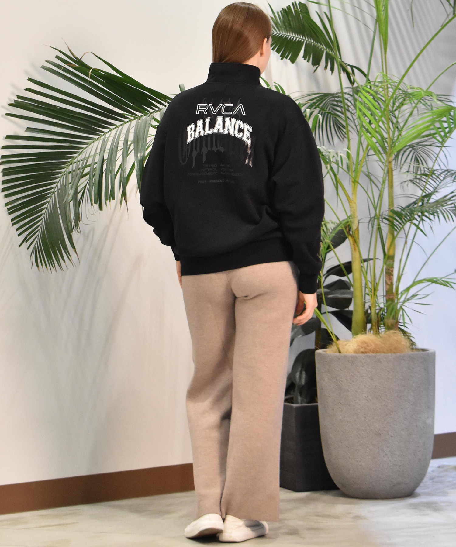 RVCA ルーカ トレーナー ハーフジップ レディース スウェット RVCA ルーカ トレーナー ハーフジップ レディース スウェット