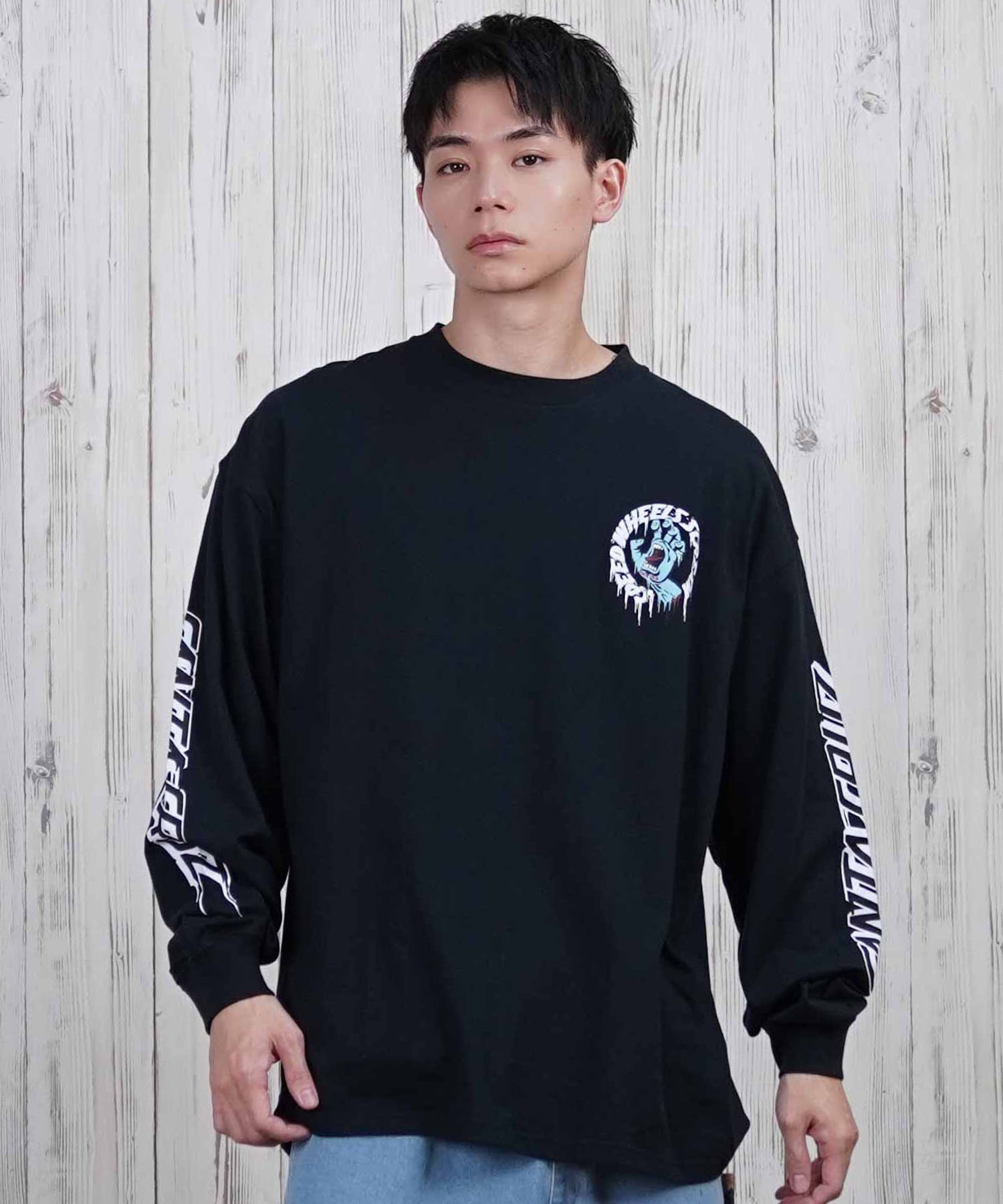 SANTACRUZ サンタクルーズ 長袖 Tシャツ メンズ バックプリント SANTACRUZ サンタクルーズ 長袖 Tシャツ メンズ バックプリント