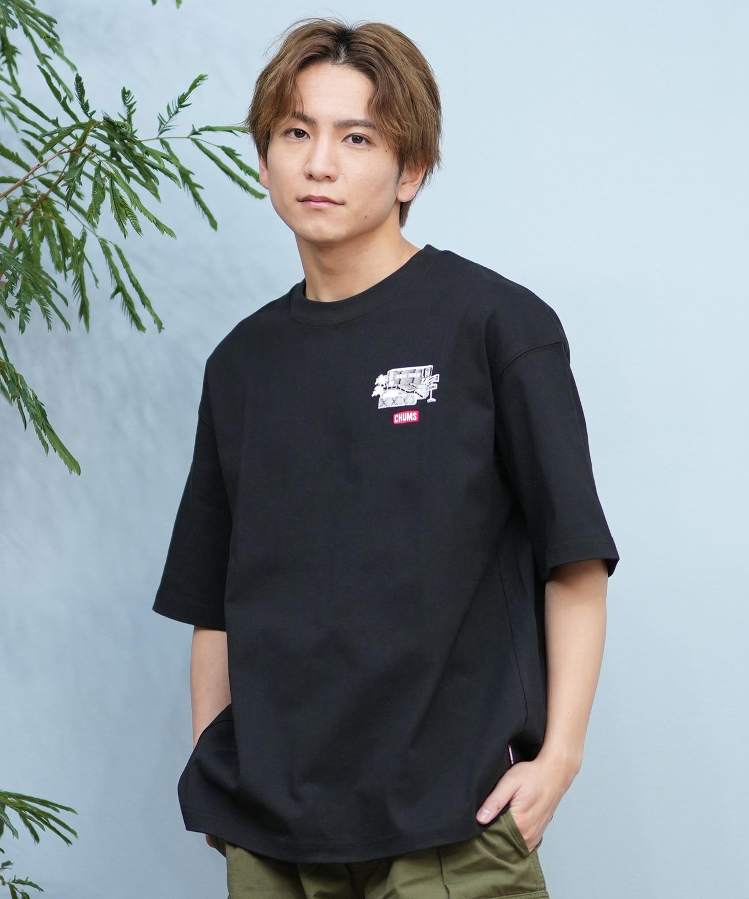 CHUMS チャムス 半袖 Tシャツ メンズ バックプリント CH01-2577 CHUMS チャムス 半袖 Tシャツ メンズ バックプリント CH01-2577