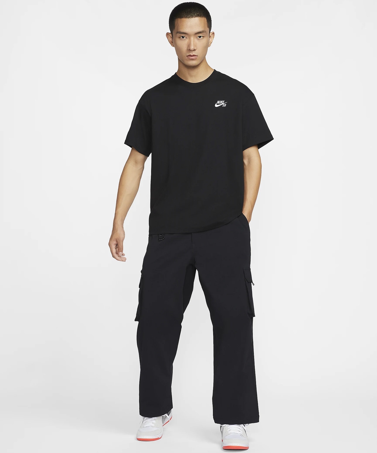 NIKE SB ナイキエスビー ロングパンツ メンズ カーゴパンツ ウェビングベルト カーゴ スケートボードパンツ FV7348-010 ...